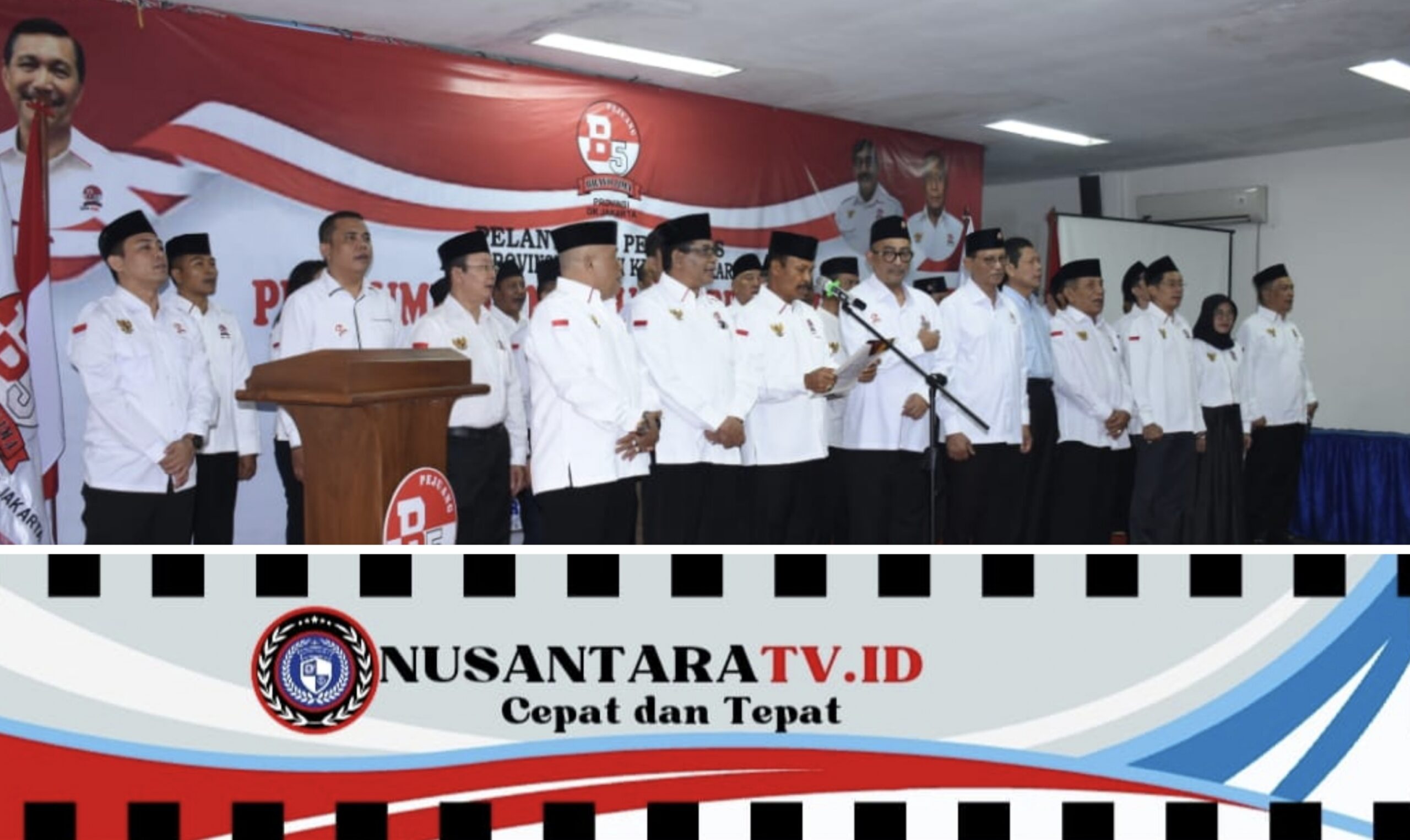 Letjen TNI (purn) Sumardi Lantik DPD Pejuang Bravo Lima Provinsi Daerah Khusus Jakarta ...